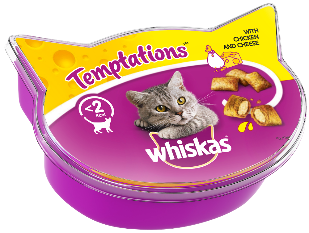 Produkter | Whiskas Temptation® Chicken & Cheese